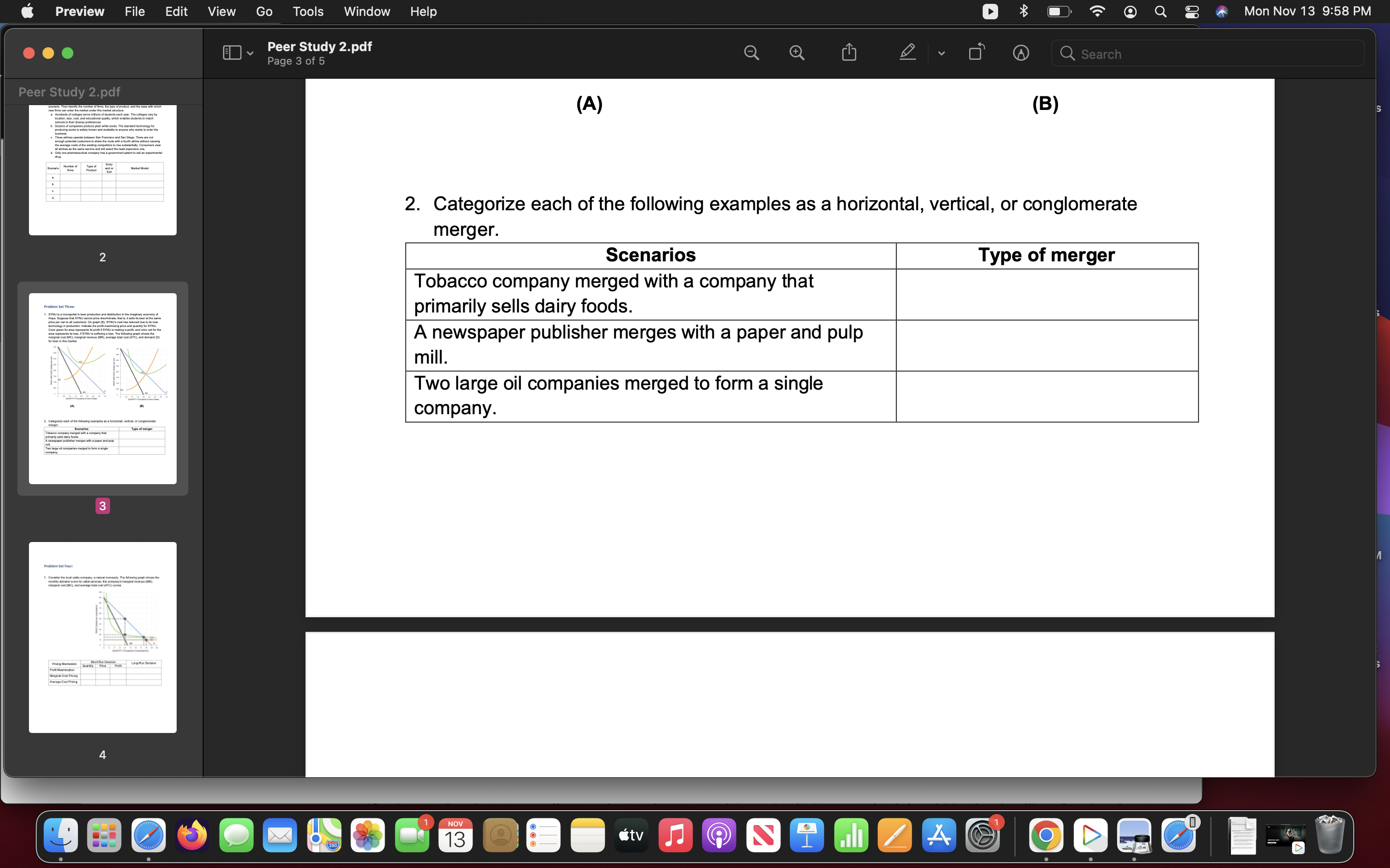Solved Categorize each of the following examples as a | Chegg.com