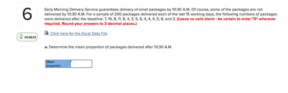 Solved 6 Early Morning Delivery Service guarantees delivery | Chegg.com