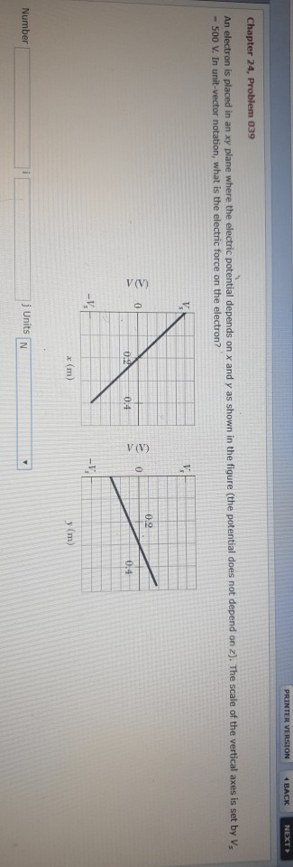 Solved PRINTER VERSION 4 BACK NEXT Chapter 24, Problem 039 | Chegg.com
