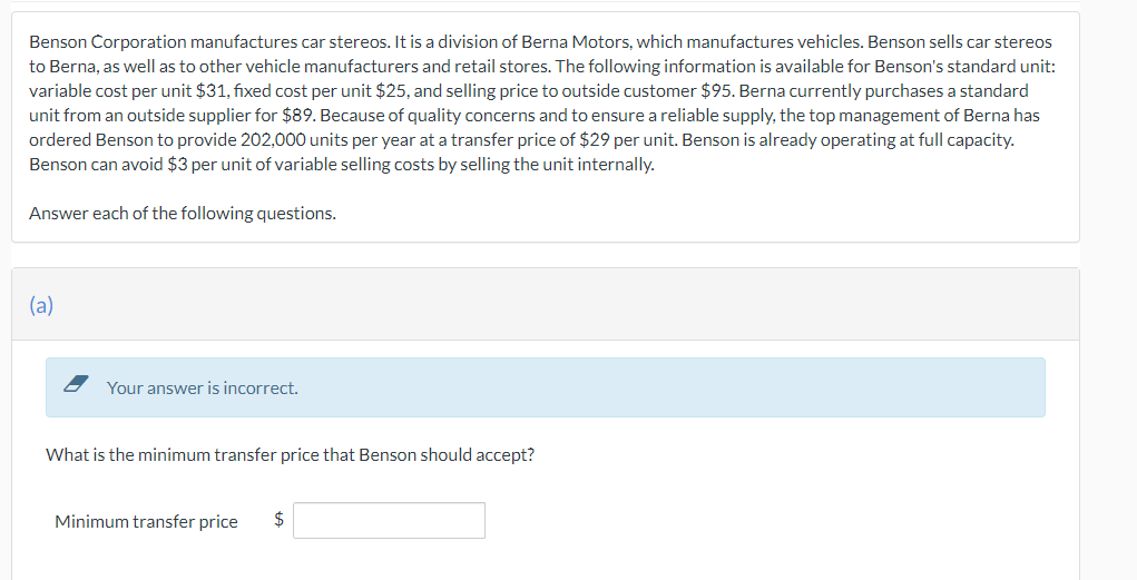 Solved b. What is the potential loss to the corporation as a | Chegg.com