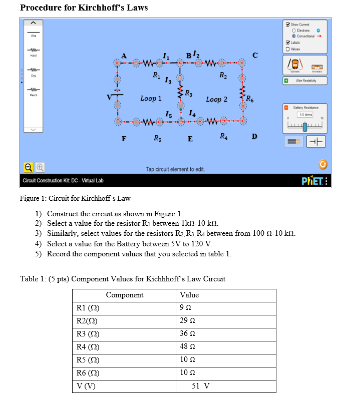 Solved Calculate theoretical values of I1, I2 and I3. Write | Chegg.com