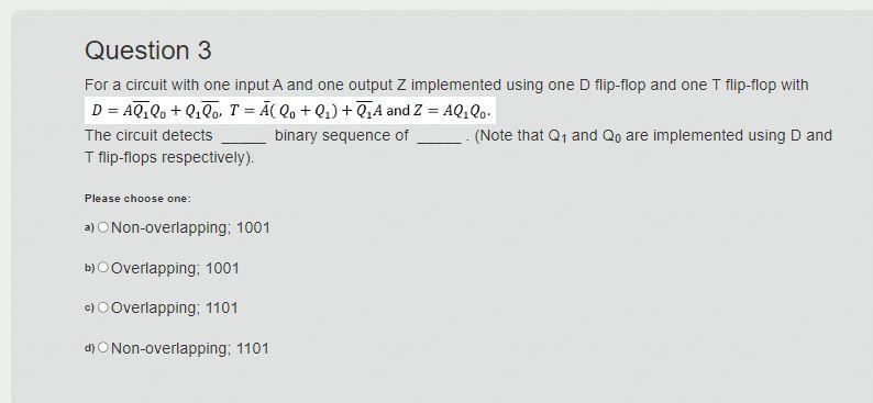 Solved For a circuit with one input A and one output Z | Chegg.com