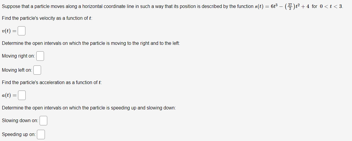 Solved Suppose that a particle moves along a horizontal | Chegg.com