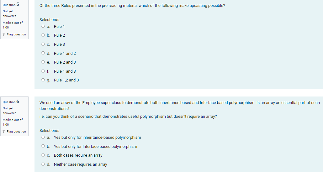 Solved Rule 1: An object of a class can be referenced by a | Chegg.com