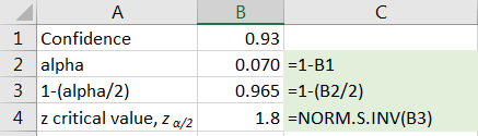 Solved Standard Normal Critical Values used to compute CI | Chegg.com