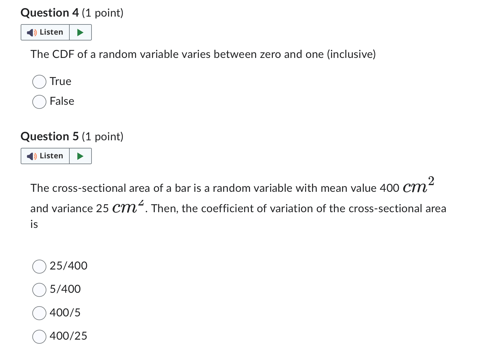 Solved The CDF of a random variable varies between zero and | Chegg.com