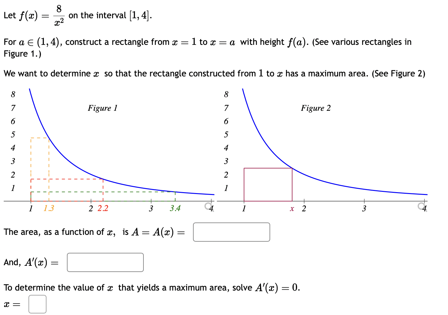 Solved Let f(x)=x28 on the interval [1,4]. For a∈(1,4), | Chegg.com