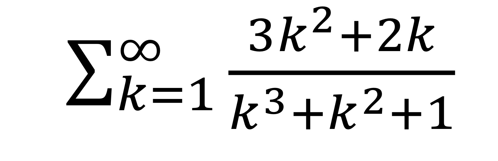 Solved ∑k=1∞k3+k2+13k2+2k | Chegg.com