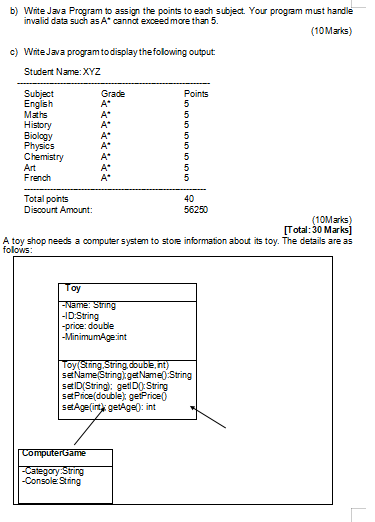 Solved Write program code to create the ComputerGame and | Chegg.com