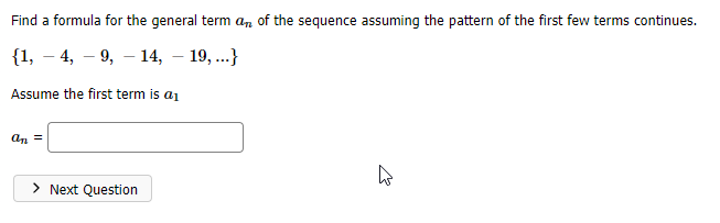 Solved Find a formula for the general term a sub n of the | Chegg.com