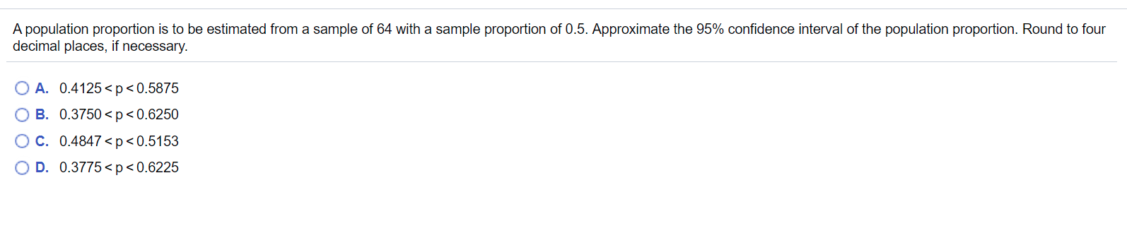 Solved A population proportion is to be estimated from a | Chegg.com
