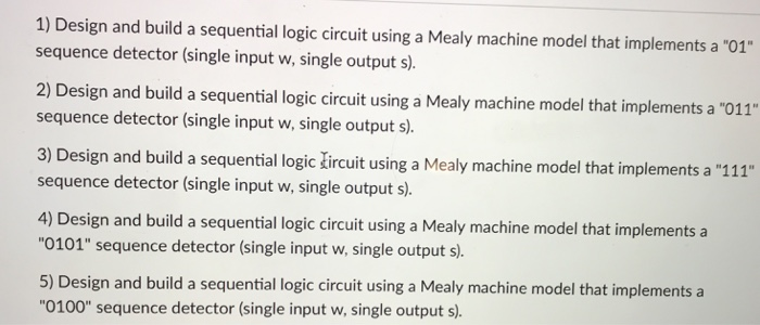 Solved 1) Design and build a sequential logic circuit using | Chegg.com