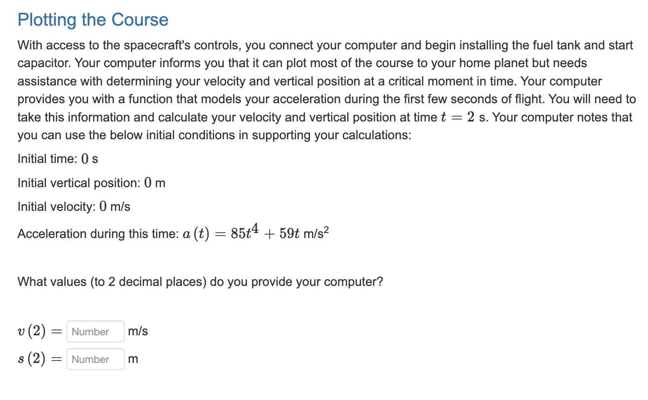 Solved Plotting the CourseWith access to the spacecraft's | Chegg.com