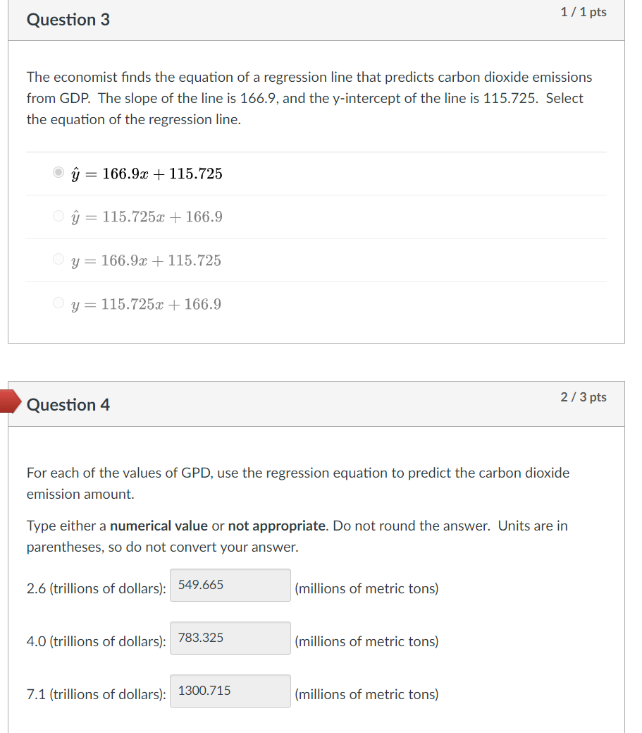 Solved Use The Equation From Number 3 Question To Solve Chegg
