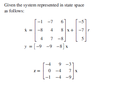 Solved Using MatLab Application, solve the transfer function | Chegg.com