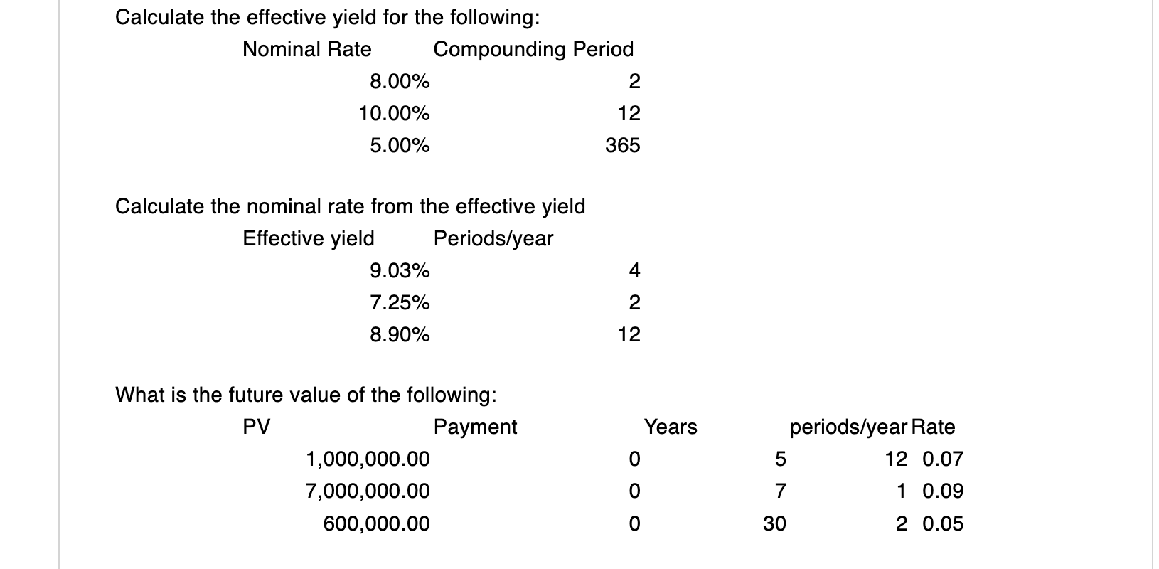 Solved Show me the steps to solve Calculate the effective | Chegg.com