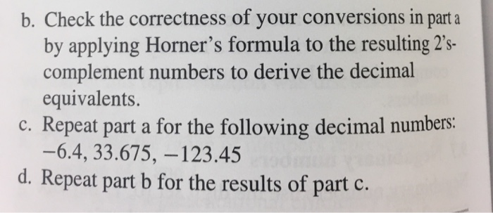 Solved 9.14 Two's-complement format a. Encode each of the | Chegg.com