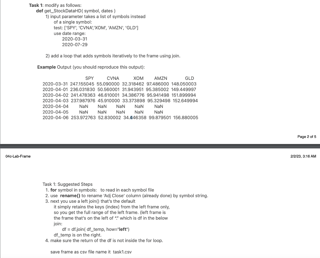 Solved import pandas as pd import os # TASK - # | Chegg.com