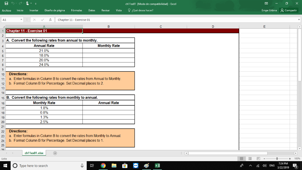 Solved 1. Using the previous balance method, compute the | Chegg.com