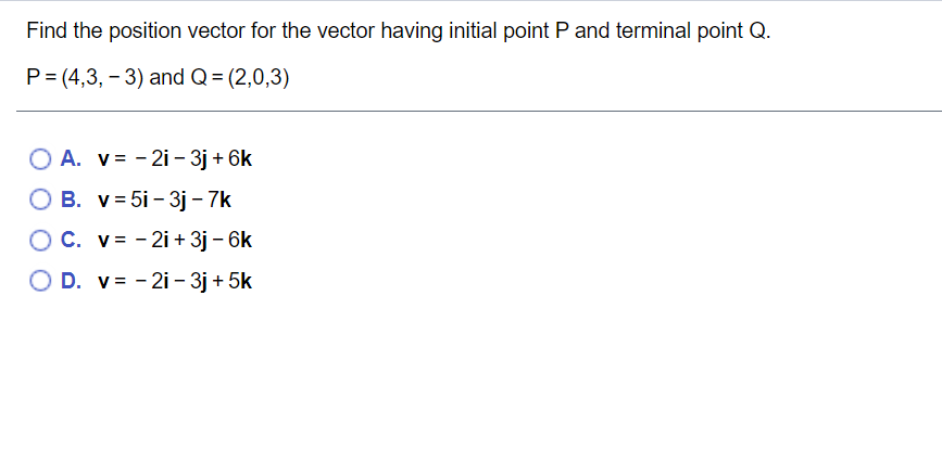 Solved Find the position vector for the vector having | Chegg.com