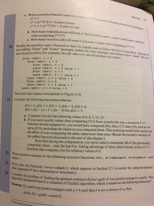 Solved SUMMARY にRecursion is a technique that 2. When | Chegg.com