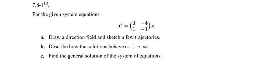 Solved I Need Help Solving This Question Using Dsolve In 3362