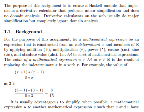 I am in need of your help! Need it done in Haskell | Chegg.com