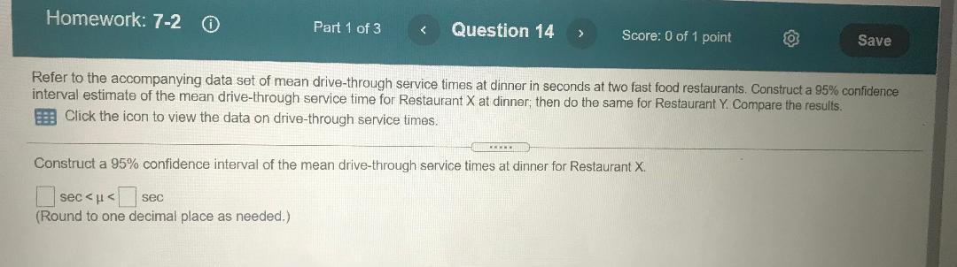 Solved Homework 7 2 Part 1 Of 3 Score 0