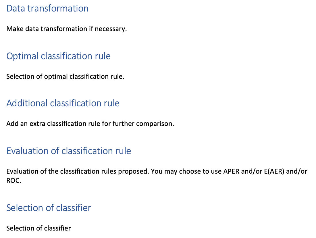 Solved Data transformation Make data transformation if | Chegg.com