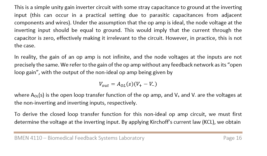 4.1 INVERTER WITH PARASITIC CAPACITANCE Consider the | Chegg.com