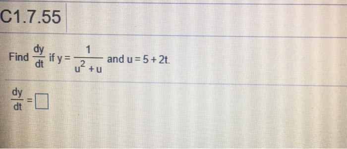Solved dy Find for each pair of functions. , xt +2 dy dt | Chegg.com