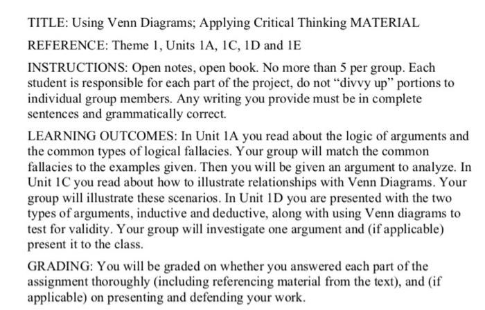 Solved 1. Match the following logical fallacies to the | Chegg.com
