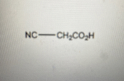 Solved NC-CH2CO2H | Chegg.com