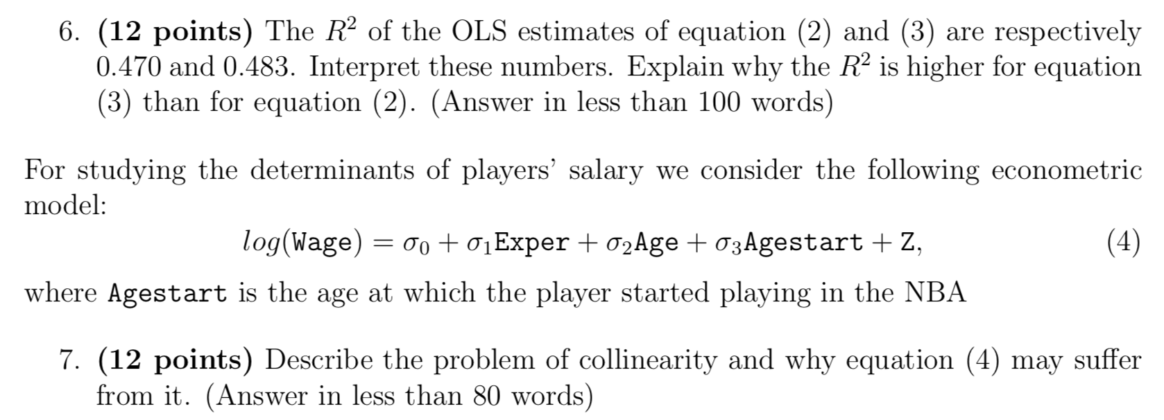Imagine we have data that contains salary information | Chegg.com