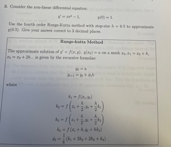Solved 3. Consider the non-linear differential equation: | Chegg.com