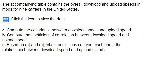 Solved Data table | Chegg.com