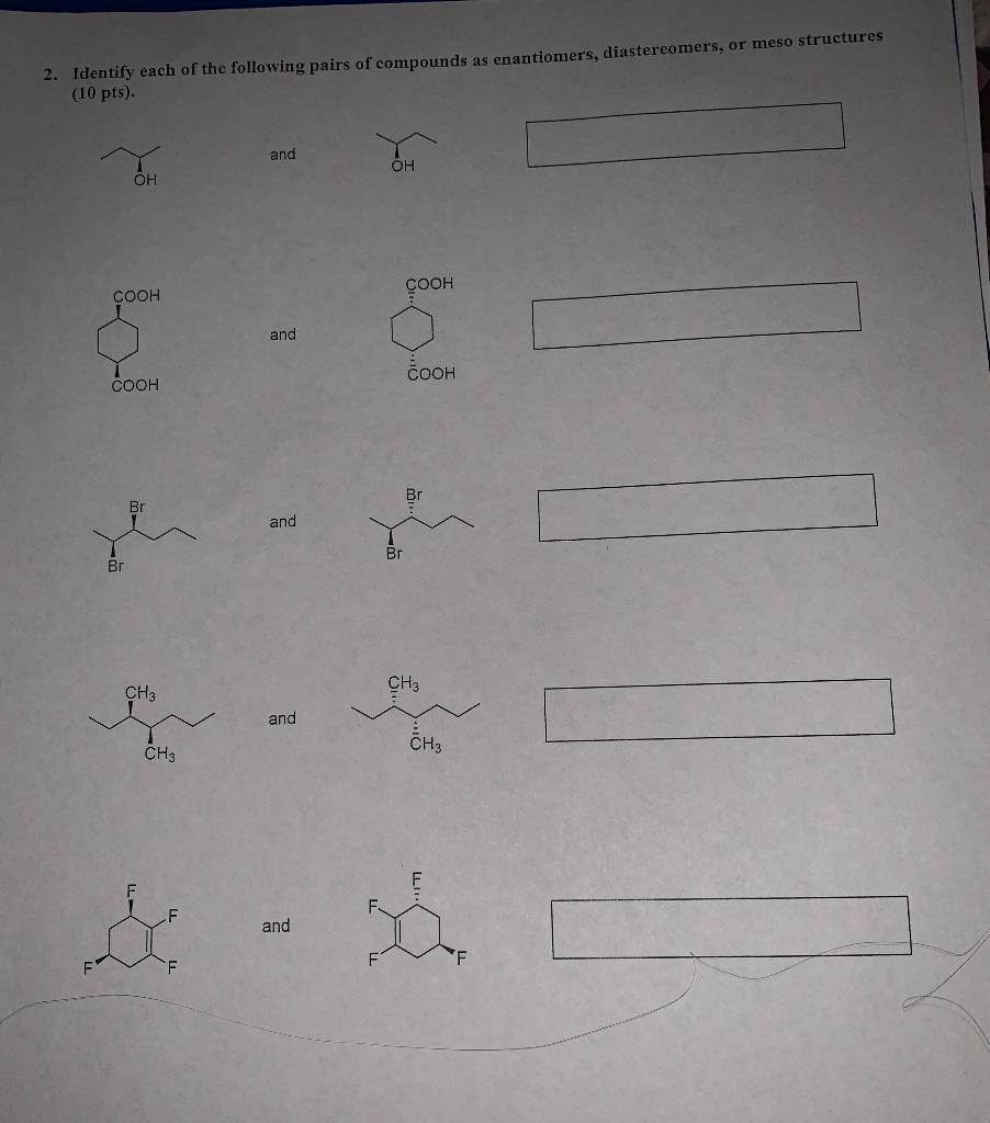 Solved 1. Identify each stereocenter and label them as | Chegg.com