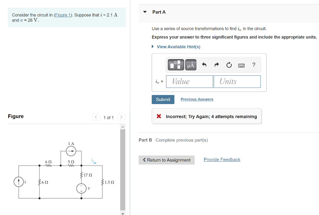 Solved Consider the circuit in (Figure 1). Suppose that i = | Chegg.com Solved Consider the circuit in (Figure 1). Suppose that i = | Chegg.com