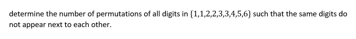 Solved determine the number of permutations of all digits in | Chegg.com