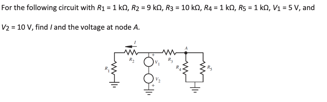 Solved For the following circuit with | Chegg.com