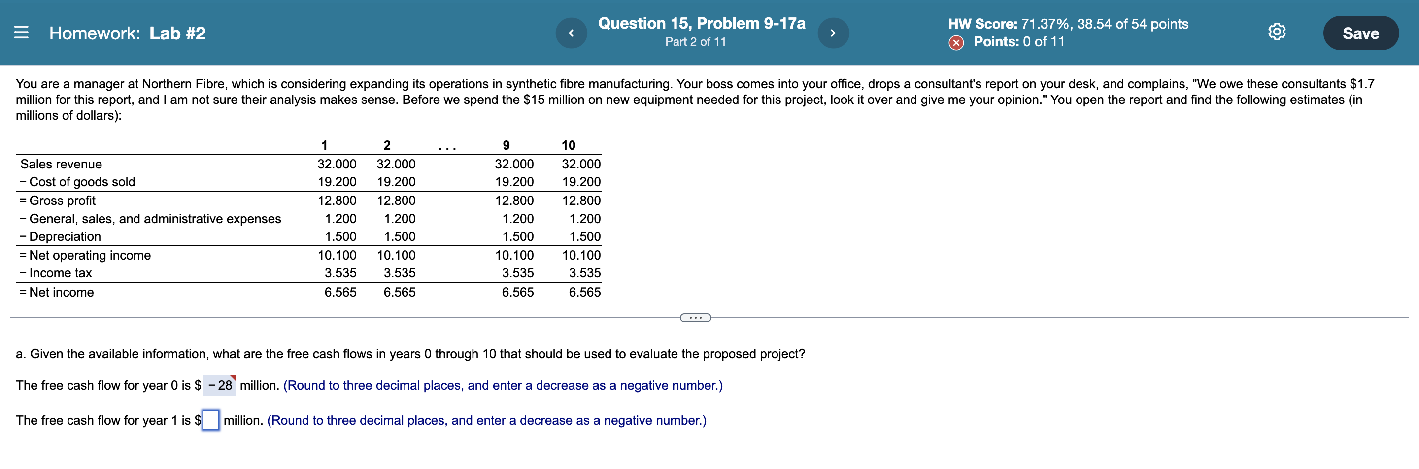 Solved Homework: Lab #2 Question 15, Problem 9-17a Part 2 of | Chegg.com