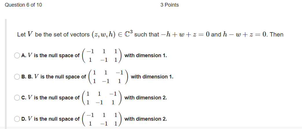 Solved Consider four distinct vectors V1, V2, V3, V4 in R3. | Chegg.com