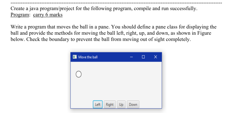 Solved Create A Java Programproject For The Following 