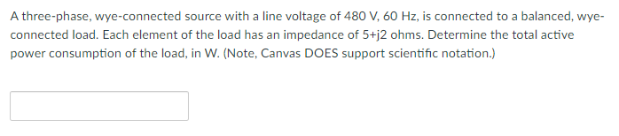 Solved A three-phase, wye-connected source with a line | Chegg.com