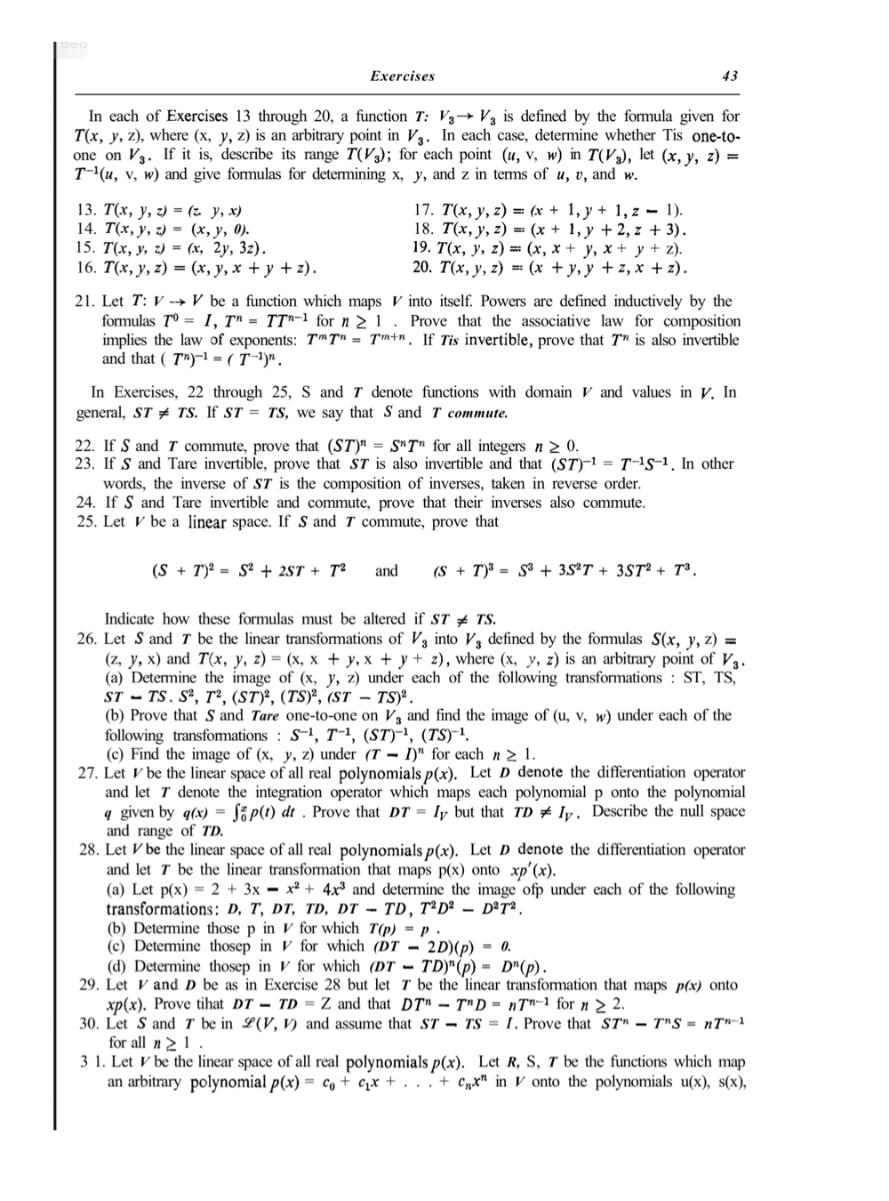 Solved In each of Exercises 13 through 20, a function | Chegg.com