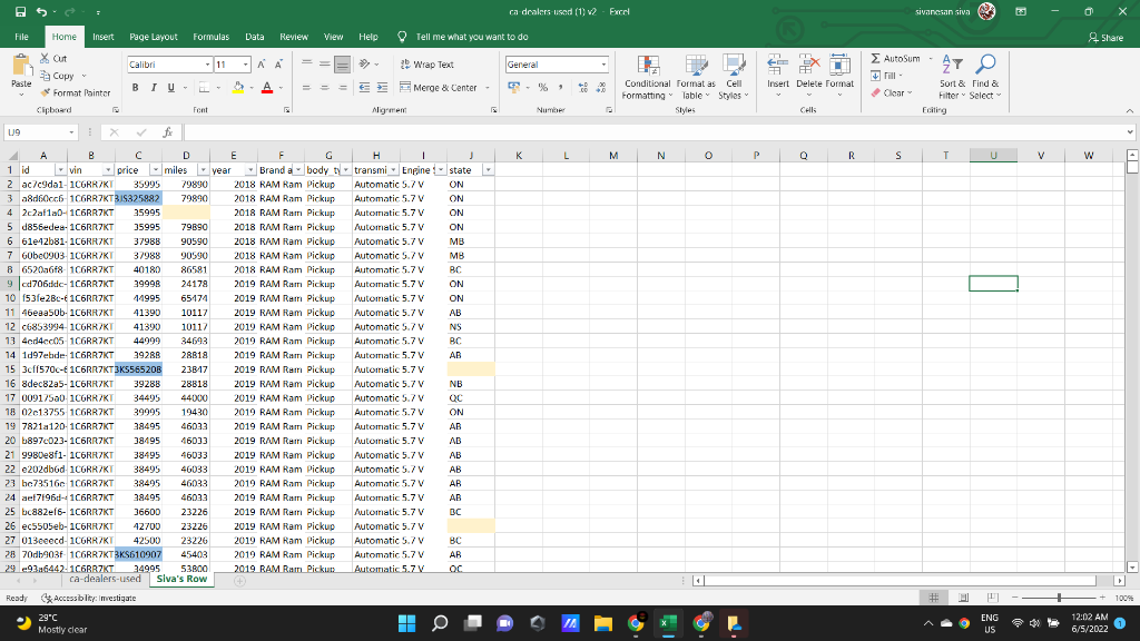 Solved HOW WILL THE MISSING DATA AND THE FORMULA TO | Chegg.com