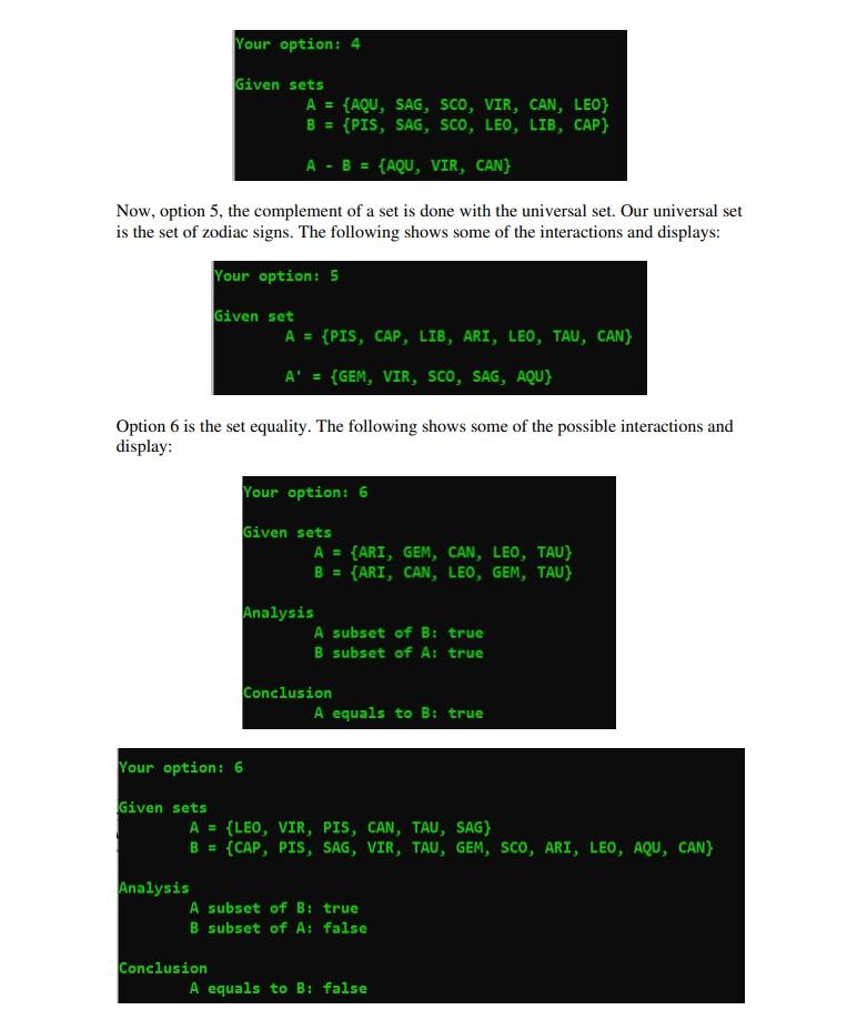 Solved In mathematics, a set is a collection of distinct | Chegg.com