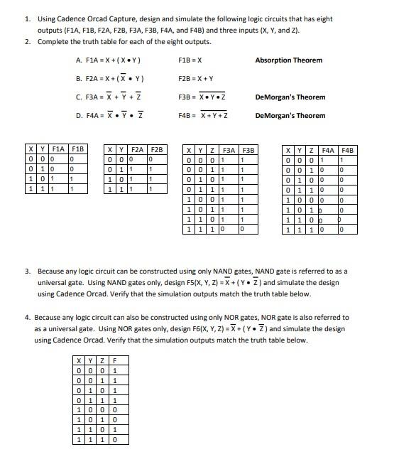 Solved 1. Using Cadence Orcad Capture, design and simulate | Chegg.com