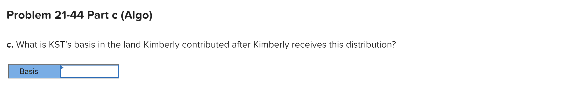 Solved Problem 21-44 (LO 21-3) (Algo) [The following | Chegg.com