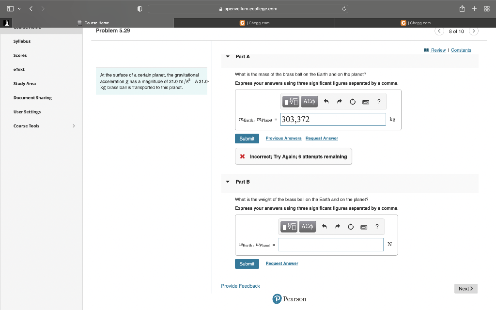Solved At the surface of a certain planet, the gravitational | Chegg.com